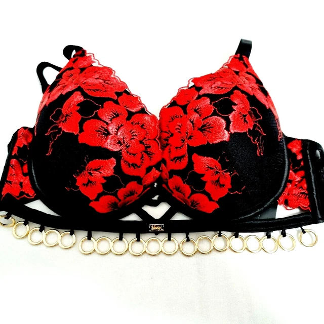 BRAS N THINGS Bra Size 12D Vamp Treat Me Like Fire Push Up Underwired ...