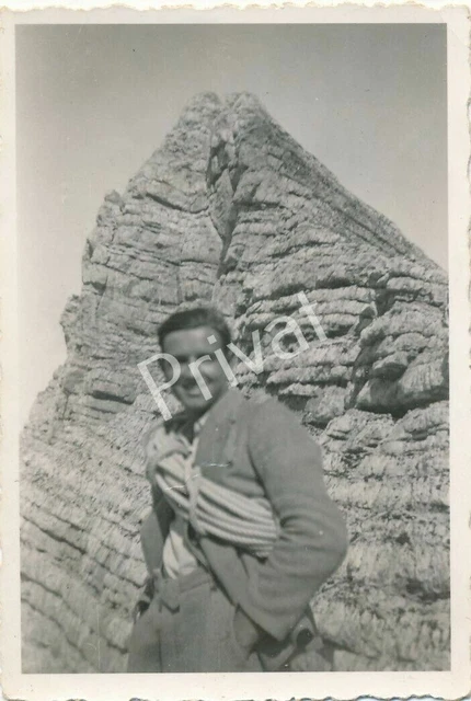 FOTO WK II Andenken Bergsteiger Leutnant Waldhuber Jarosław Polen ...