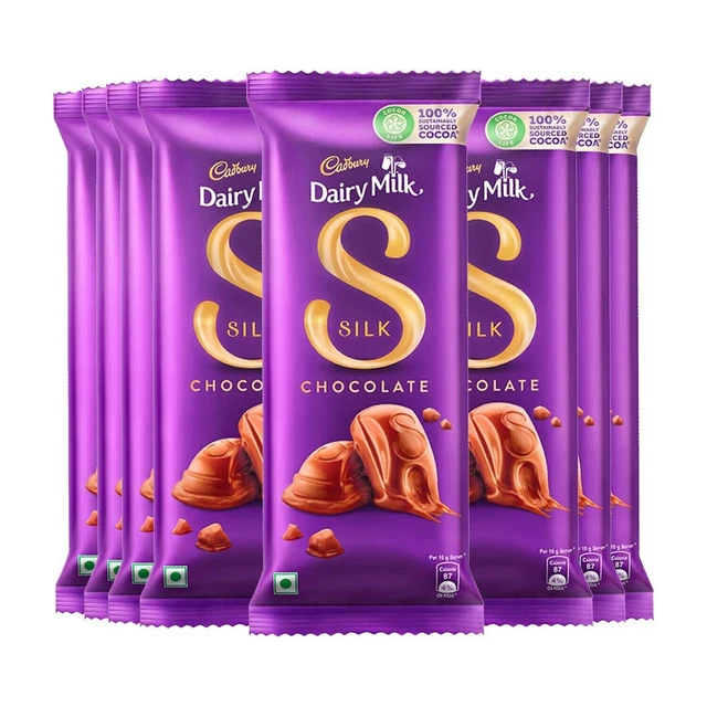 BARRE DE CHOCOLAT Cadbury Dairy Milk Silk, 60 g (paquet de 40) offre ... BARRE DE CHOCOLAT Cadbury Dairy Milk Silk, 60 g (paquet de 40) offre ...
