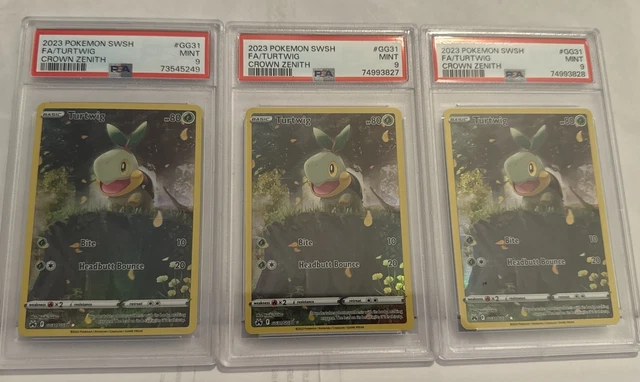 POKEMON TCG SWSH Krone Zenit Turtwig Gg31 Vollständige Art Psa ...