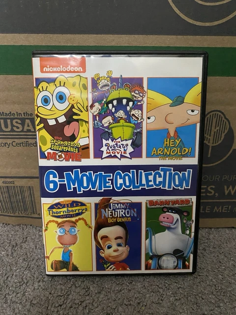 NICKELODEON: 6-MOVIE COLLECTION (DVD) Spongebob Rugrats Hey Arnold ...