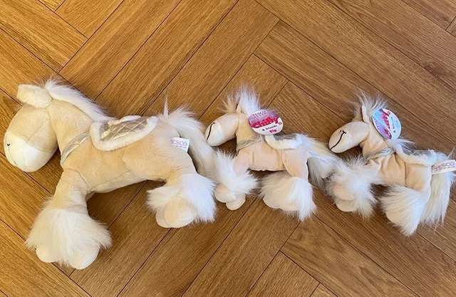 TESCO CHILLY AND FRIENDS SOFT TOY PLUSH PONIES HORSES Set Of 3 £25.00 ...