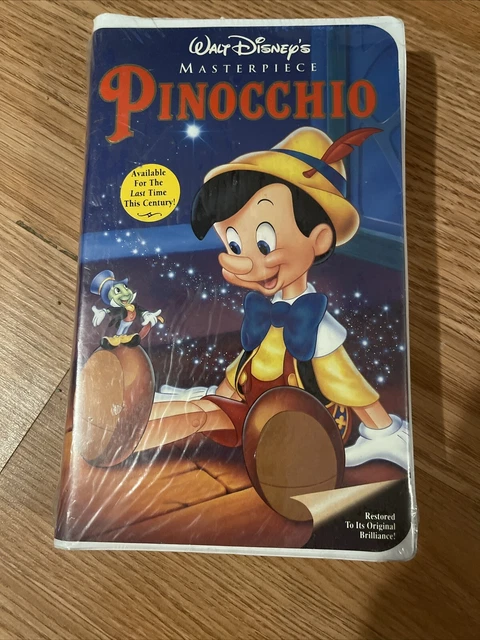 PINOCCHIO WALT DISNEY'S Masterpiece Disney VHS BRAND NEW Factory Sealed ...