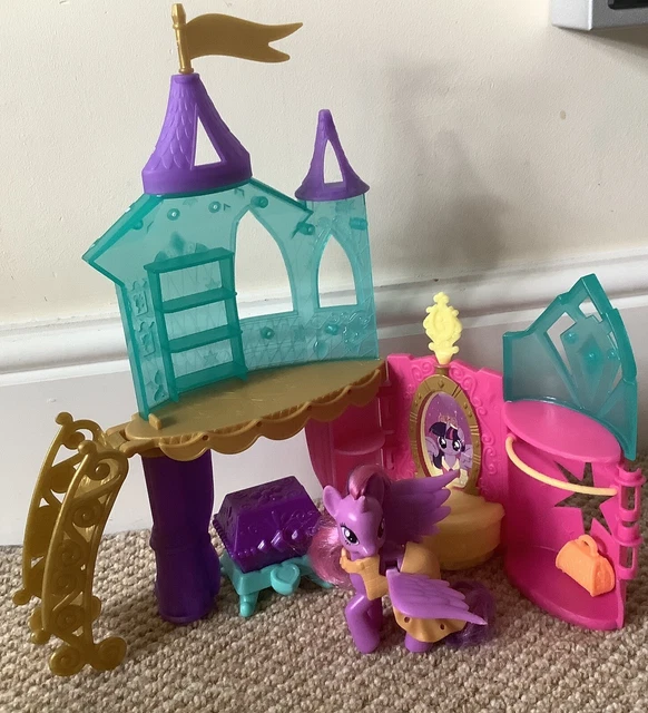 MY LITTLE PONY Crystal Princess Castle With Twilight Sparkle And ...