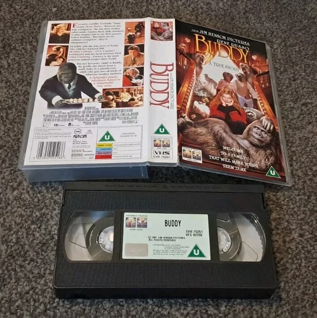 BUDDY A TRUE Story Jim Henson Rene Russo Pal Vhs Video Kids Children £2 ...