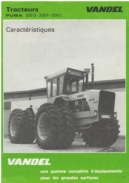 VANDEL STEIGER PUMA 4WD traktor prospekt - tractor brochure EUR 33,18 ...