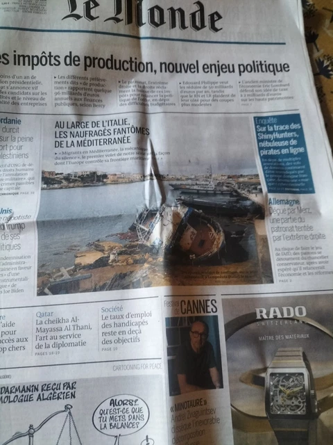 LE MONDE 21 mai 2026 # L'Île TASCON / Un refuge de biodiversité ! EUR ...