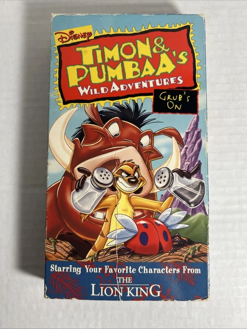DISNEY TIMON AND Pumbaa's Wild Adventures - Grubs On (VHS, 1996) £10.72 ...