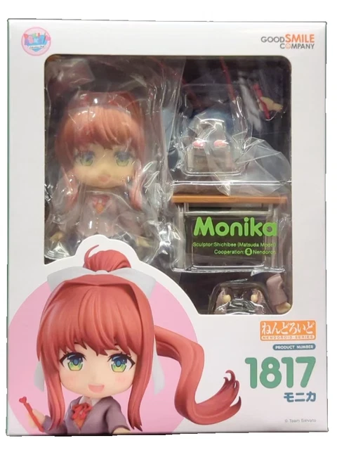 GOOD SMILE NENDOROID Monika 1817 Figure Doki Doki Literature Club Anime ...