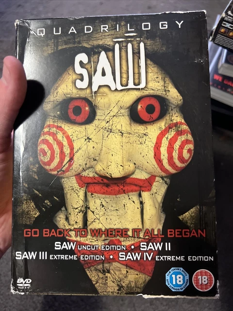 SAW HORROR DVD Collection Set Quadrilogy 1/2/3/4 $13.60 - PicClick AU