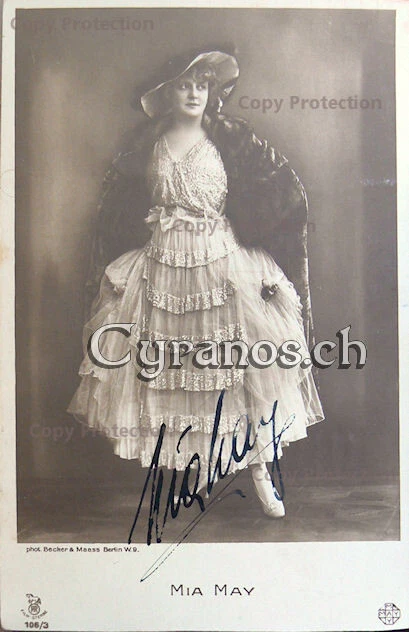 MIA MAY (1884-1980) Schauspielerin - original-signiertes Foto EUR 7,99 ...