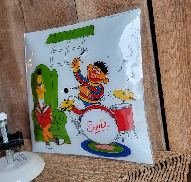 VINTAGE MUPPETS SESAME Street Bert and Ernie Ceiling Light Lamp Lamp ...