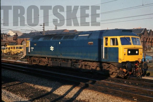 35MM SLIDE BR British Rail Diesel Loco Class 47 47484 Cardiff 1977 Original £4.97 - PicClick UK
