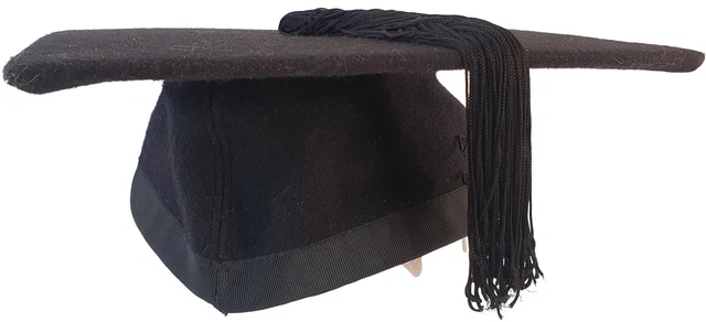 EDE & RAVENSCROFT Graduation Mortarboard Cap Black Tassel 57cm 7 3/8in ...