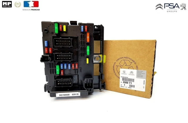 BOITIER FUSIBLES MODULE Commande d'Origine Citroen Peugeot C3 C5 C8 206 ...