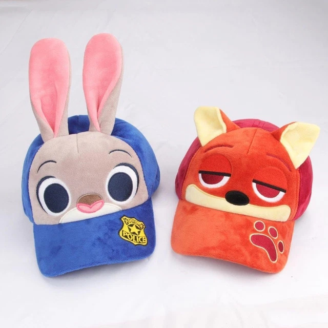 COSPLAY ZOOTOPIA 2 Rabbit Judy Fox Nick Sun Hat Baseball Bowler Hat ...