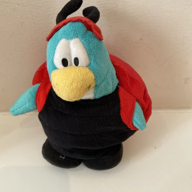 JAKKS 7& DISNEY Club Penguin series 9 Ladybug 2011 soft plush toy £15. ...