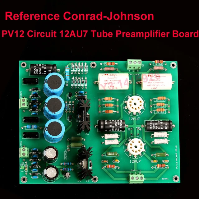 REFERENCE CONRAD-JOHNSON PV12 Circuit 12AU7 Tube Preamplifier Board ...