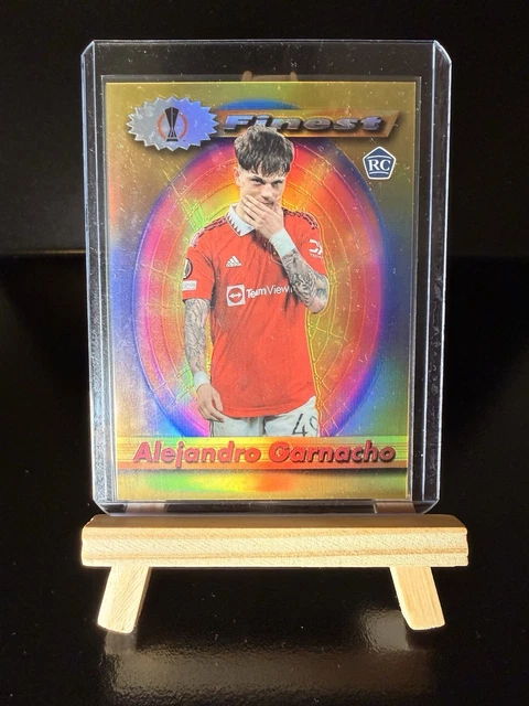 ALEJANDRO GARNACHO 2022-23 Topps Finest Flashback UCC Gold RC /50 EUR ...