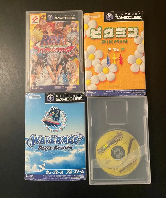 JAPANESE GAMECUBE GAMES Lot (Pikmin, Mario Tennis, Wave Race, Groove ...