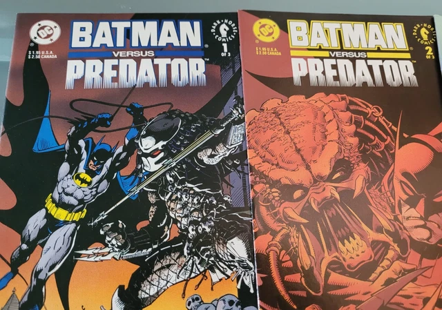 BATMAN VERSUS PREDATOR #1 -3 (1991-92), full miniseries, DC/Dark Horse ...