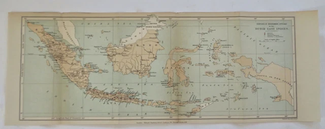 INDONESIA JAVA SUMATRA Borneo Sulawesi Maluku Islands Malaysia 1893 ...
