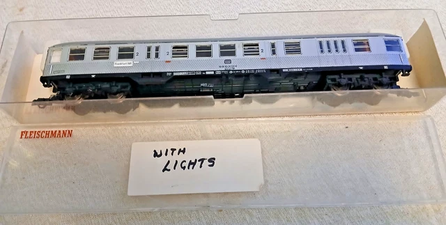 FLEISCHMANN HO GAUGE 5120 DB Silverfish 2nd Class Coach - Boxed £19.95 ...