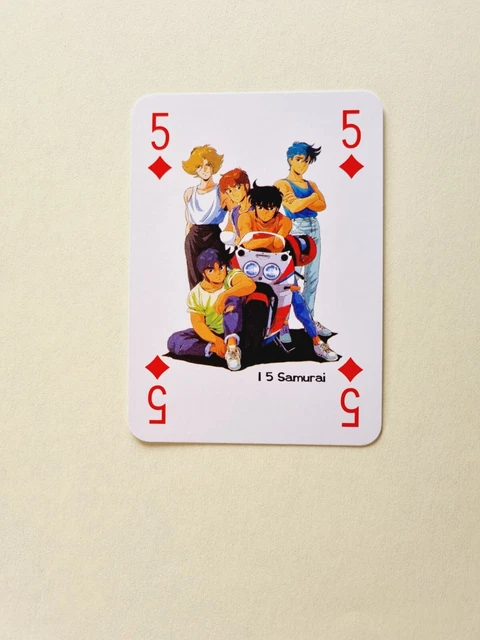 THE 5 SAMURAI Rare Blue Card Japan Manga Anime 90s Original Vintage $19 ...