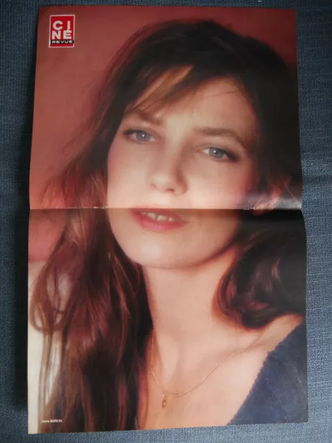 Poster Jane Birkin 50 Cm X 32 Cm Du Magazine CinÉ Revue Eur 1000 Picclick Fr