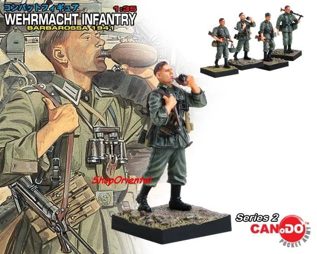 DRAGON 1:35 WW2 German Soldier Diorama BARBAROSSA BUILT Painted FIGURE ...