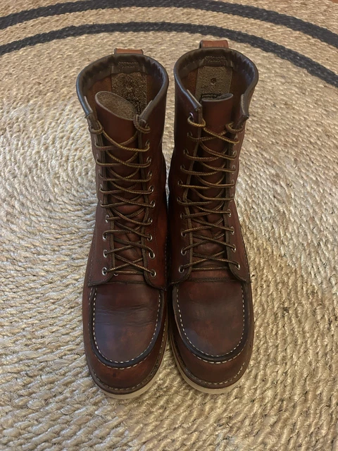RED WING 877 Heritage Work Boots-8 £212.56 - PicClick UK