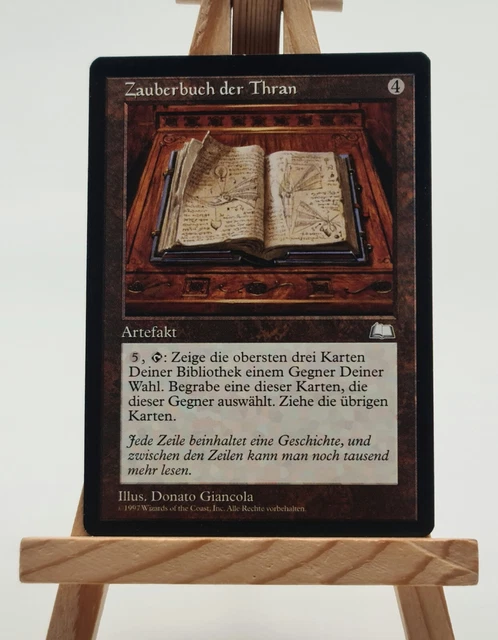 LIBRO MAGICO DEL Thran luce meteorologica mappa magica MTG tedesco ...