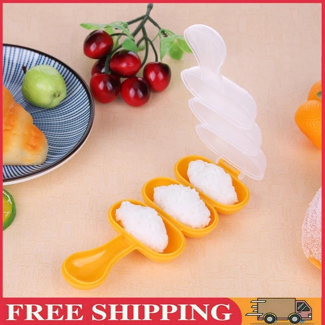 DIY ONIGIRI RICE Balls Mold Cute Kitchen Maker Mould Bento Making ...