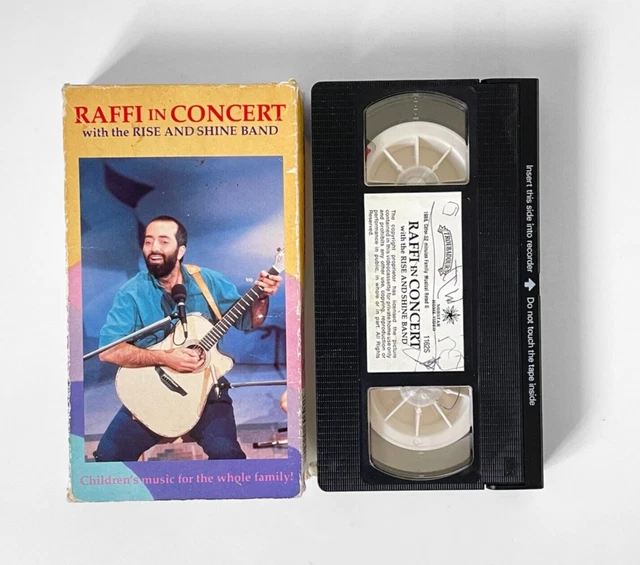 RAFFI IN CONCERT With the Rise and Shine Band VHS 1988 Children Music ...
