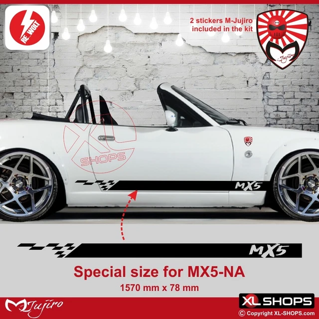 4005 STICKER TUNER MAZDA MX5 NA eunos miata aufkleber adesivi pegatina ...