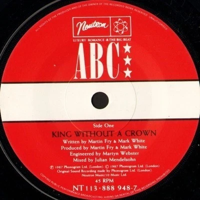 ABC KING WITHOUT a crown 7" WS EX/ uk neutron NT 113 EUR 21,49 ...