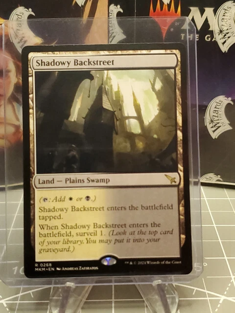 MTG - SHADOWY Backstreet #268 (R) MTG Murders at Karlov Manor (MKM) EUR ...