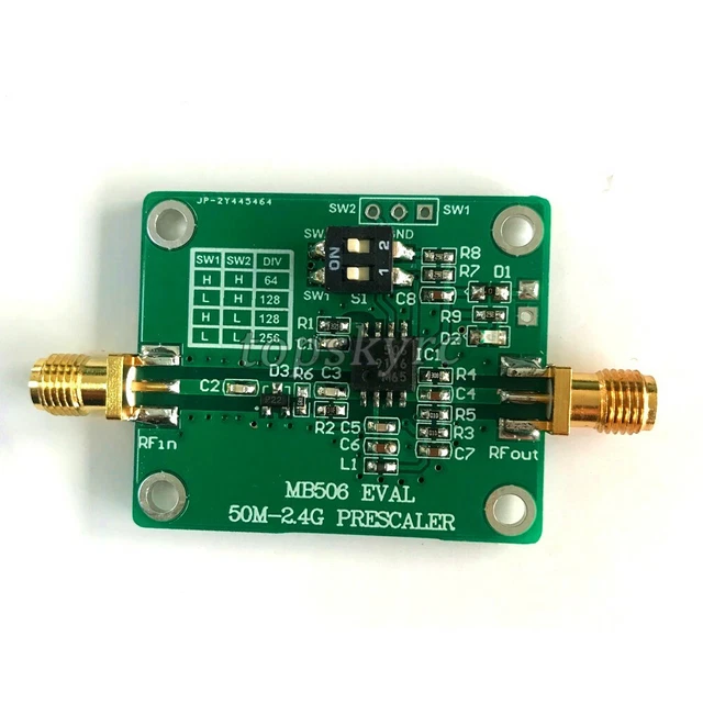 MB506 MODULE 50MHZ-2.4GHZ Prescaler High Frequency Divider for DBS CATV ...