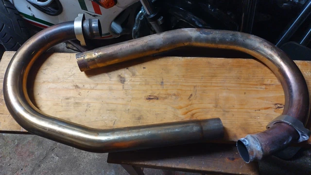 MOTO GUZZI KEIHAN stainless big bore exhaust downpipes California 1100 ...