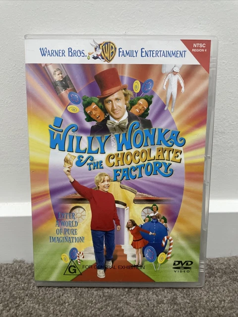 WILLY WONKA & the Chocolate Factory (1971 DVD) Original (The Best) Gene ...