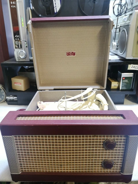 PILOT ENCORE RC 114 Record Player With Garrard RC 120 Turntable Vintage ...