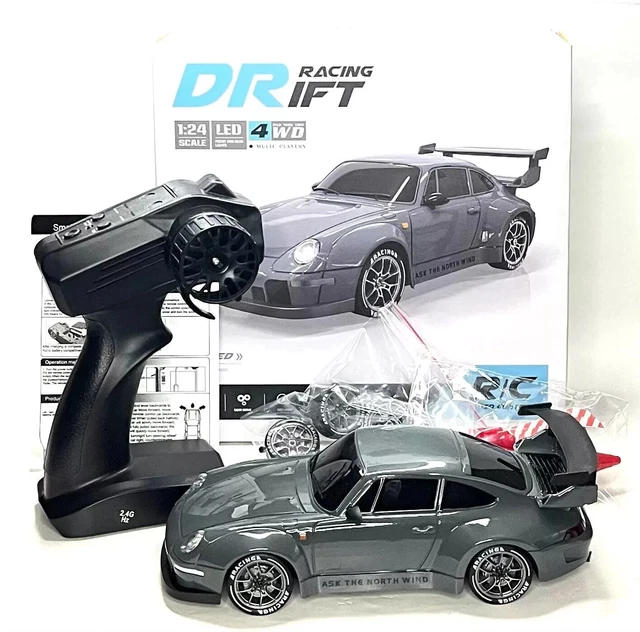 1/24 MINI RADIO Control RC Drift Car 4WD 2.4GHz Porsche Carrera RTR £29.99 - PicClick UK