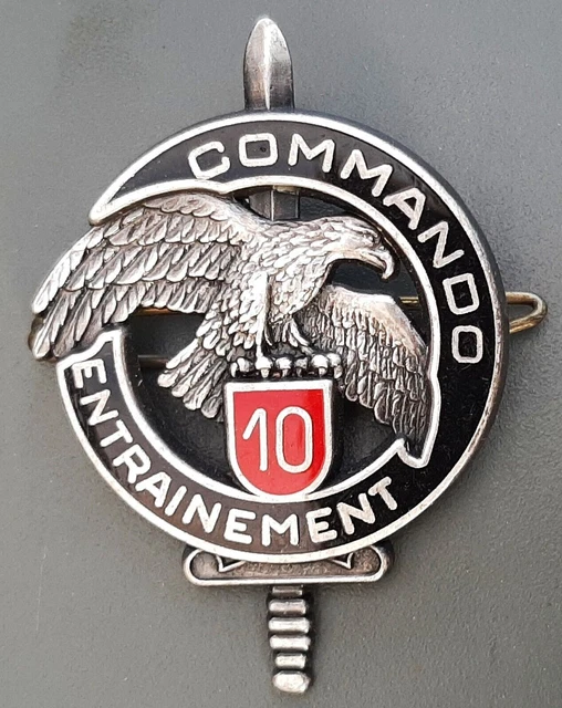 INSIGNE COMMANDO CEC 10 BERLIN ALLEMAGNE FFA SDECE DGSE ORIGINAL BADGE ...