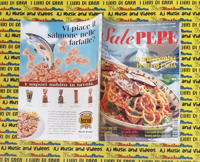 RIVISTA MAGAZINE SALE e PEPE n.6 giu.1997 10 IRRESISTIBILI PIATTI DI ...