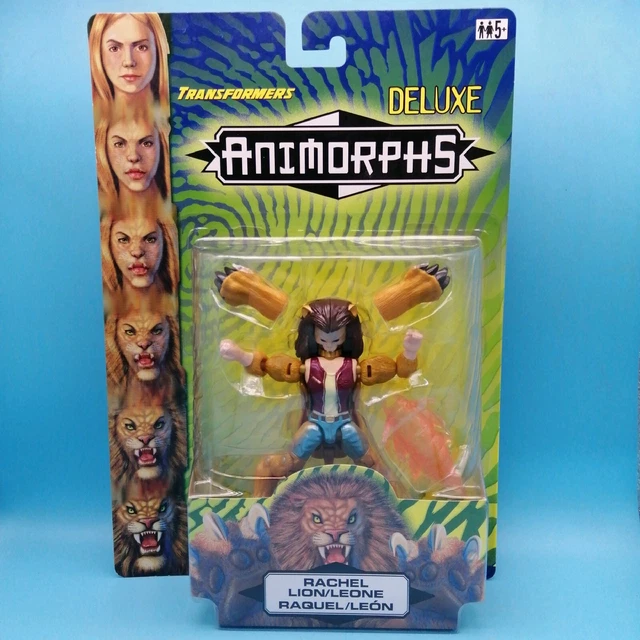 ANIMORPHS DELUXE RACHEL Lion Raquel Action Figure Transformers 1999 ...