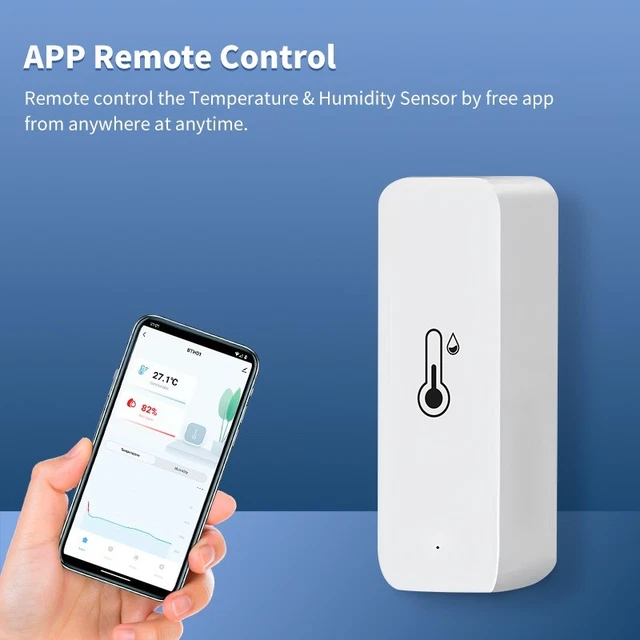 For Zigbee Enabled Smart Temperature Humidity Sensor For Home Management £16 68 Picclick Uk