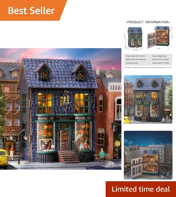 CREATIVE DIY DOLLHOUSE Kit with Furniture - Perfect Gift for Teens ...
