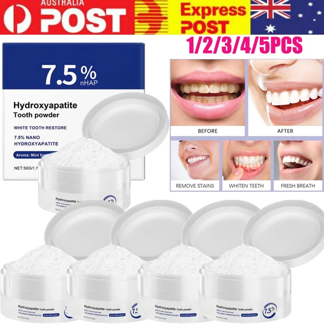 7.5% HYDROXYAPATITE TOOTH Powder 2025 Microcrystalline Hydroxyapatite ...