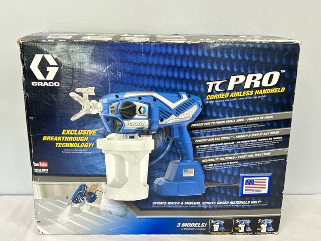 GRACO TC PRO Corded Airless Paint Sprayer - 17N163 Pre-Owned $249.99 ...
