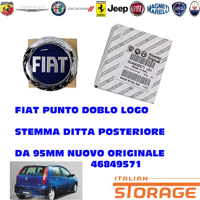 FIAT DOBLO PUNTO Logo Blason Ditta Arrière De 95MM Neuf Original 46849571 EUR 35,00 - PicClick FR
